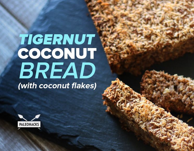TigerNut Coconut Bread Recipe (with Coconut Flakes)