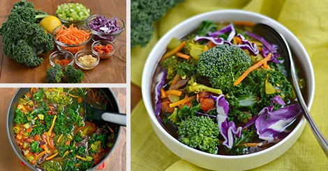 One-Pot Detox Vegetable Soup Recipe | Vegan, Paleo, Gluten-Free