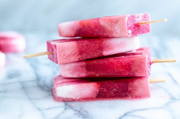 Easy Ombré Coconut Blood Orange Popsicles Recipe